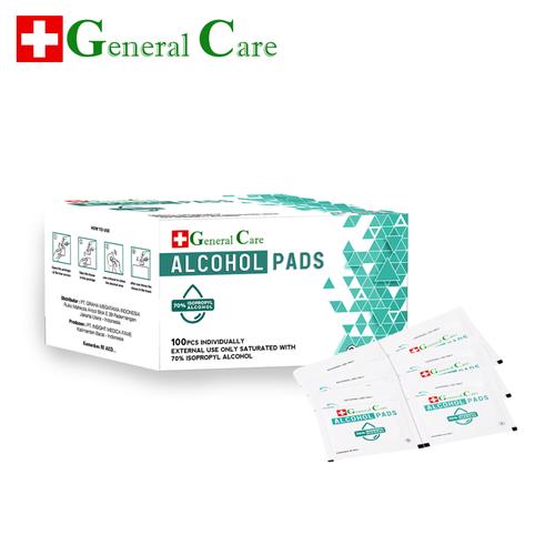 Jual General Care - Alcohol Swabs 2 ply 100 lembar/Alcohol tissue ...