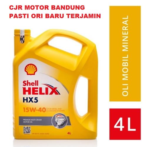 Jual Oli Shell Helix HX5 15 40 4 liter / 1 galon botol kuning HX 5 ...