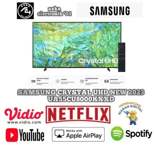 Jual SAMSUNG UA55CU8000K CRYSTAL UHD 4K SMART TV 55 INCH NEW 2023 ...
