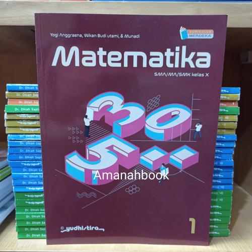 Jual Buku Matematika SMA Kelas 10 Kurikulum Merdeka Yudistira - Jakarta ...