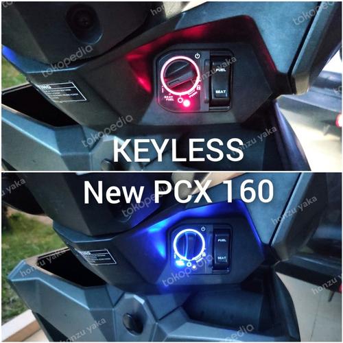 Jual kunci kontak keyless pcx 160 paket full original + immobilizer ...
