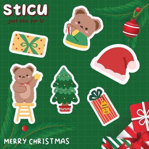 Jual CHRISTMAS XMAS STICKER PACK - STIKER HELM CASE HP LAPTOP TUMBLER ...