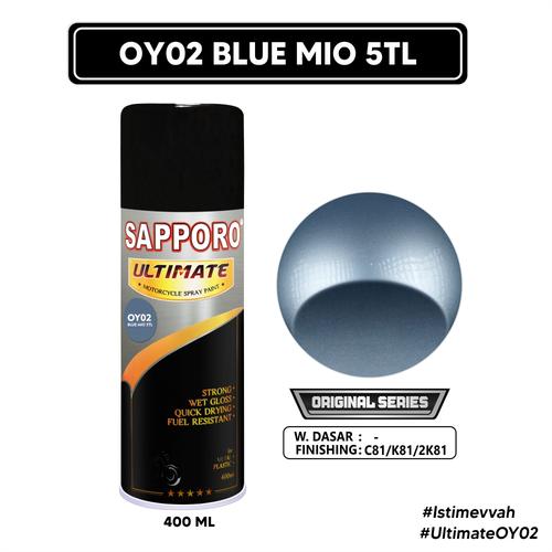 Jual Sapporo Ultimate OY02 Blue Mio 5TL (Biru Telor Asin) / Cat Semprot ...