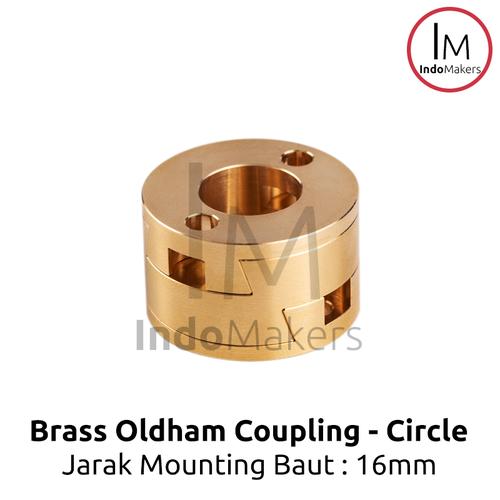 Jual Brass Oldham Coupling T8 Z-Axis Lead Screw Shaft Coupler 16mm - Kota Tangerang - IndoMakers ...