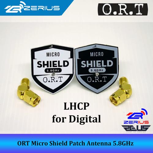 Jual ORT Micro Shield Patch Antenna 5.8GHz LHCP SMA RP-SMA - SMA, Hitam - Jakarta Timur - Zerius ...