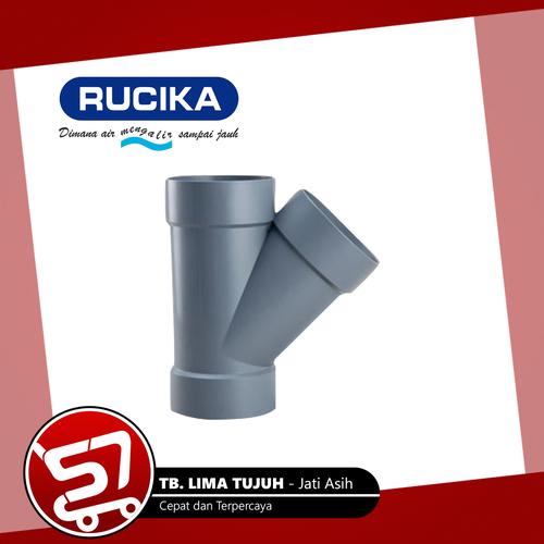 Jual Pipa PVC large radius Y way yee 90 branch D 2" 3" 4" 5" 6" 8" - 2 ...