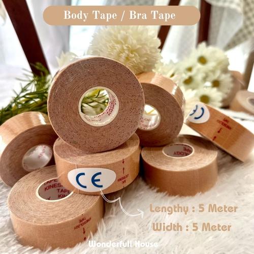 Promo Bra Body Tape Roll Solatip Body Push Up Bra Tape Breast Tapping ...