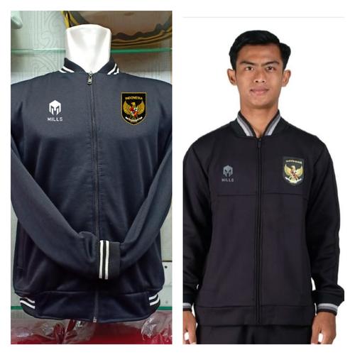 Jual jaket bisbol varsity model timnas indonesia logo bordir - Hitam, M ...