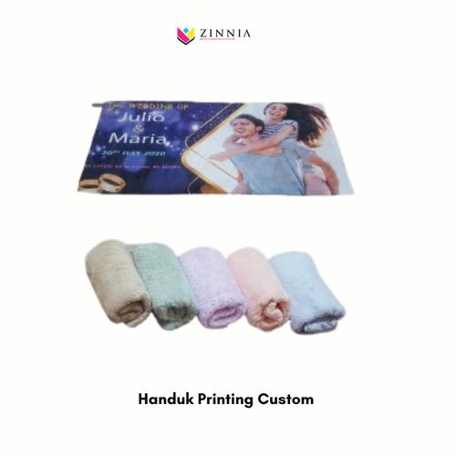 Jual Handuk Printing Custom Ukuran 35x75 - Kota Surabaya - Zinniaku ...