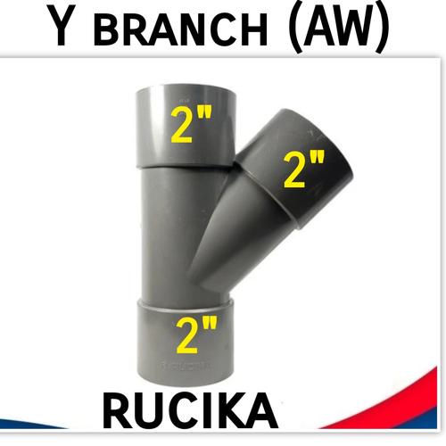 Jual Y Branch 2 inch AW Rucika Tee Y 45 derajat 2" inch Tee yee Ty tee ...
