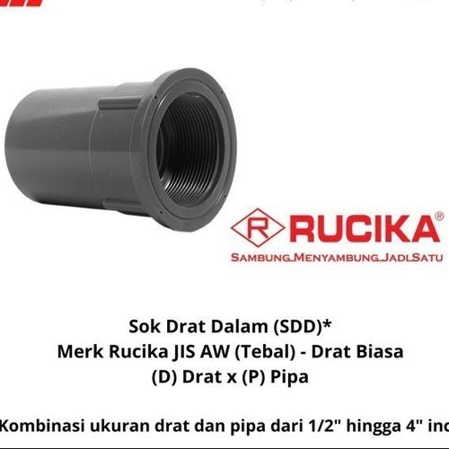 Jual Sok Drat Dalam (SDD) 3/4" inch x 3/4 Rucika AW - Jakarta Utara ...