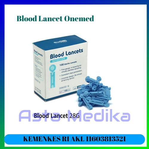 Jual Blood Lancets ONEMED 26G / Jarum Lancet - 26 G - Kab. Bekasi ...