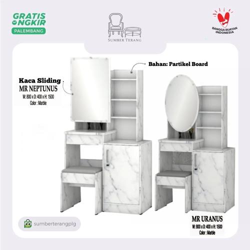Jual Meja Rias Marble Putih Meja Rias Marmer Sliding Cermin Dressing ...
