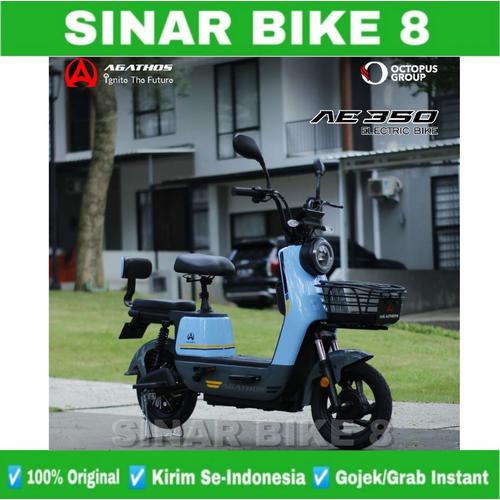 Jual Sepeda Listrik AGATHOS AE 350 500 Watt Electric E Bike 48V/12 Ah - Red - Kota Tangerang ...