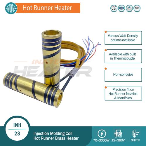 Promo Injection molding coil hot runner brass heater - ID18XOD24X125mm ...