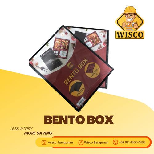 Jual Piring sekat bento set 10' warna merah hitam - Kota Batam - Wisco ...