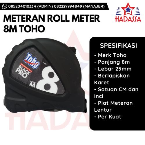 Jual Meteran Roll Meter 8m Toho Black Series - Kab. Lumajang - Hadassa ...
