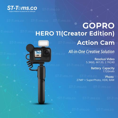 Promo GoPro HERO11 / HERO 11 Creator Edition Action Camera 27 Megapixel ...