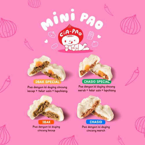 Jual CIA PAO - MINI PAO (DAGING) - Chasio Spesial, TANPA RAWIT ...