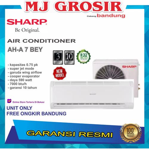 Jual AC SHARP AH-A 07 BEY 3/4 PK R32 LOW WATT UNIT ONLY - Kab. Bandung ...