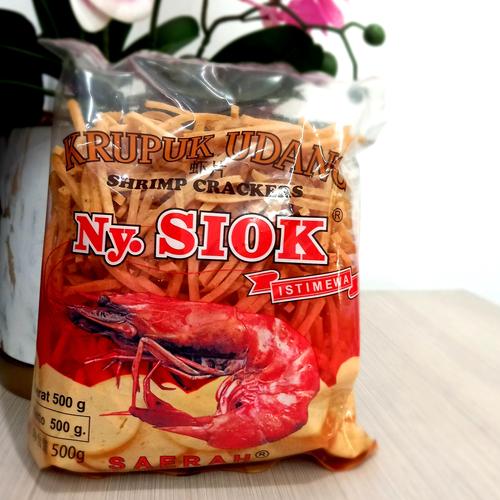 Jual Kerupuk/ Krupuk Udang Stik Ny SIOK 500gr pins snack - Kab ...