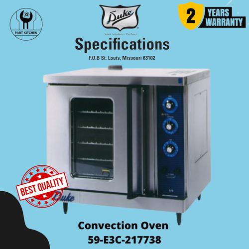 Jual Duke Oven Convection Stainless Door with DUKE Window, Left Hand ...