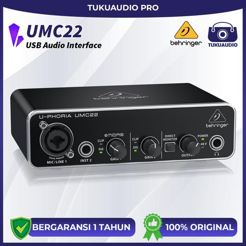 Jual Behringer UMC22 UMC 22 - U Phoria 2x2 USB Audio Interface ...