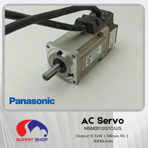 Jual Panasonic Ac Servo Motor MSMD012G1U/MSMD012G1C/MSMD012G1S 100Watt - Kota Cimahi - SUMMIT ...