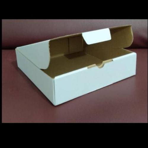 Jual kardus packing packaging box pizza/diecut 16x12x5 PUTIH PUTIH ...