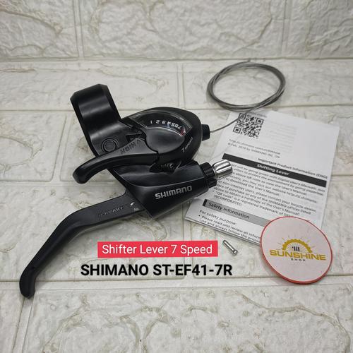 Jual Shifter Plus Handle Rem SHIMANO ST-EF41 Original Operan 3 x 7 Speed - 7 Speed Kanan - Kab ...