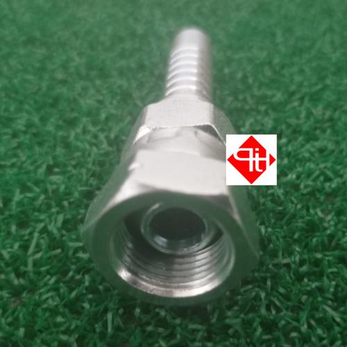 Jual FITTING HOSE HYDRAULIC BSPP FEMALE 60* CONE / NU HEX COUPLING ...