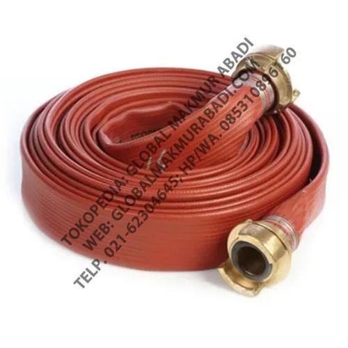 Jual STARLINE FIRE HOSE RED RUBBER FRENCH COUPLING SELANG PEMADAM KARET ...