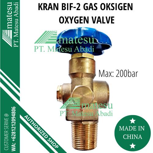 Jual KRAN BIF-2 O2 OKSIGEN VALVE PRESSURE RETAINING VALVE - Jakarta ...