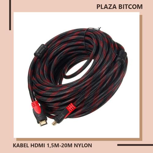 Jual KABEL HDMI 1,5M 3M 5M 10M 15M 20M BRAIDED NYLON | PLAZA BITCOM - 1,5 meter - Kab. Jember ...