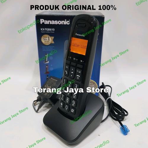 Jual Telepon Wireless Panasonic KX-TGB210 (Hitam) Telepon Rumah KX-TGB ...