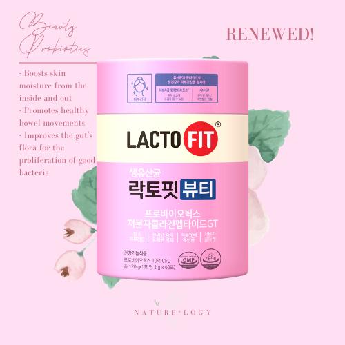 Jual LACTO-FIT Probiotics Beauty 1 BOX @60sticks (Korea LACTOFIT ...