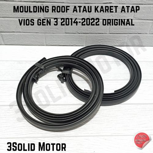 Jual MOULDING ROOF ATAU KARET ATAP VIOS GEN 3 2014-2022 ORIGINAL ...