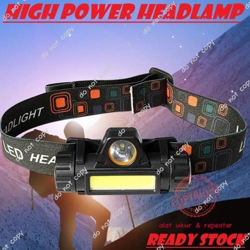 Jual Senter Kepala Headlamp 2 in 1 Multifungsi COB LED High Power ...