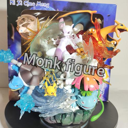 Jual Statue Pokemon Evolution Powerful Combination Mewtwo Charizard ...