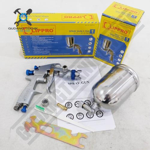 Jual Paint Tank Alat Semprot Cat / Spray Gun Tabung Atas 400cc F75G ...
