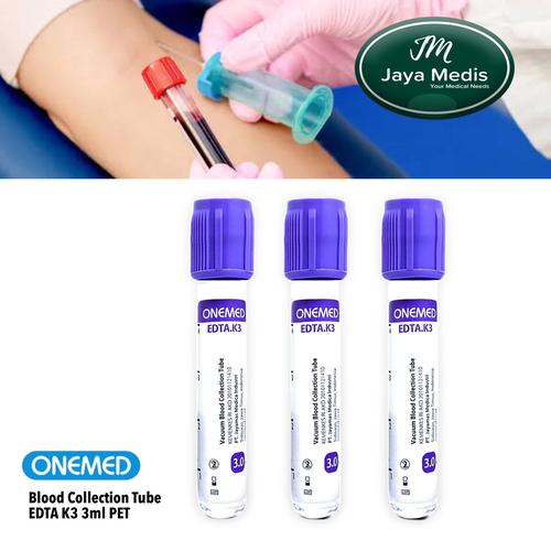 Jual TABUNG DARAH BLOOD COLLECTION TUBE EDTA - PET 3 ML - Jakarta ...