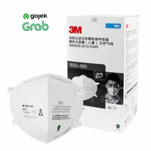Jual 3M Masker 9502+ Particulate Respirator N95 (1 Box isi 50 Pcs ...