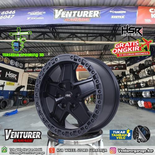 Jual velg mobil everest hilux ring18 hsr wolwal pcd 6x139,7 velg racing ...