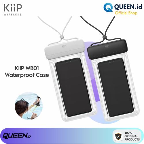 Jual KiiP Waterproof Case Cover Airbag Casing Tempat Kantong HP Anti Air - Putih - Kab ...