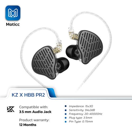 Jual KZ x HBB PR2 with Mic In Ear Earphone Planar Magnetic Driver IEM ...