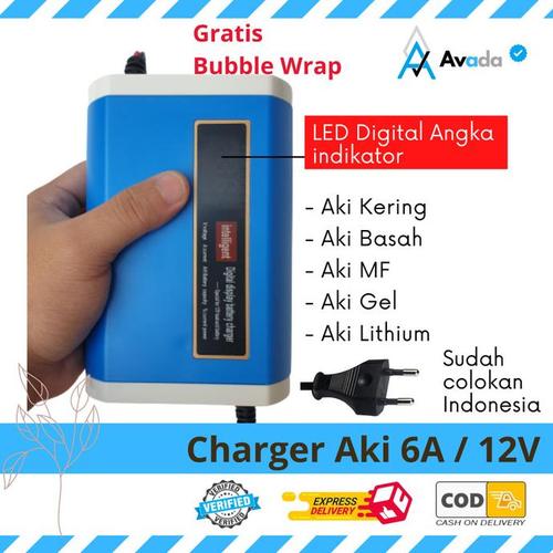 Jual Charger Aki 6A 12V Mobil Motor Carger Aki Casan Aki Alat Cas UPGRADE - Kota Surabaya - jon ...