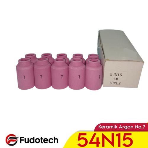 Jual Fudotech Keramik Argon 54N15 No.7 Ceramic Tig Torch Alumina Nozzle ...