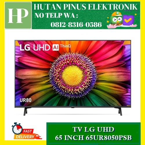Promo TV LG 65UR8050 SMART TV 65 INCH UHD 4K AI SOUND PRO UR8050 65UQ8050PSB Cicil 0% 3x ...