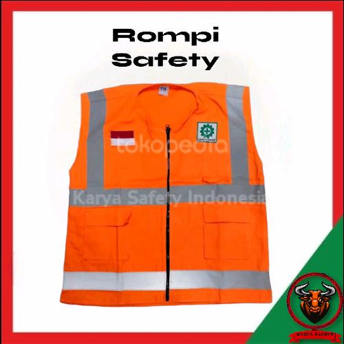 Jual Rompi Safety / Rompi safety Bahan drill / Rompi Safety Proyek ...