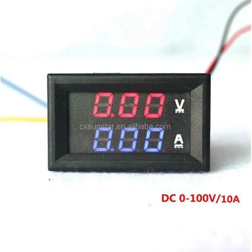 Jual VoltMeter Digital Mini DC 0-100V 10A Ampere Volt Meter Tampilan Ganda - Kab. Sidoarjo ...